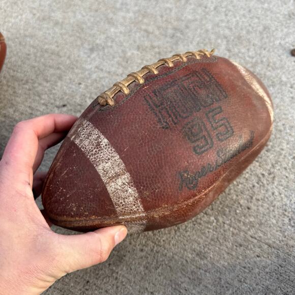 Hutch | Accessories | Vintage Antique Hutch 95 Roger Staubach Football ...